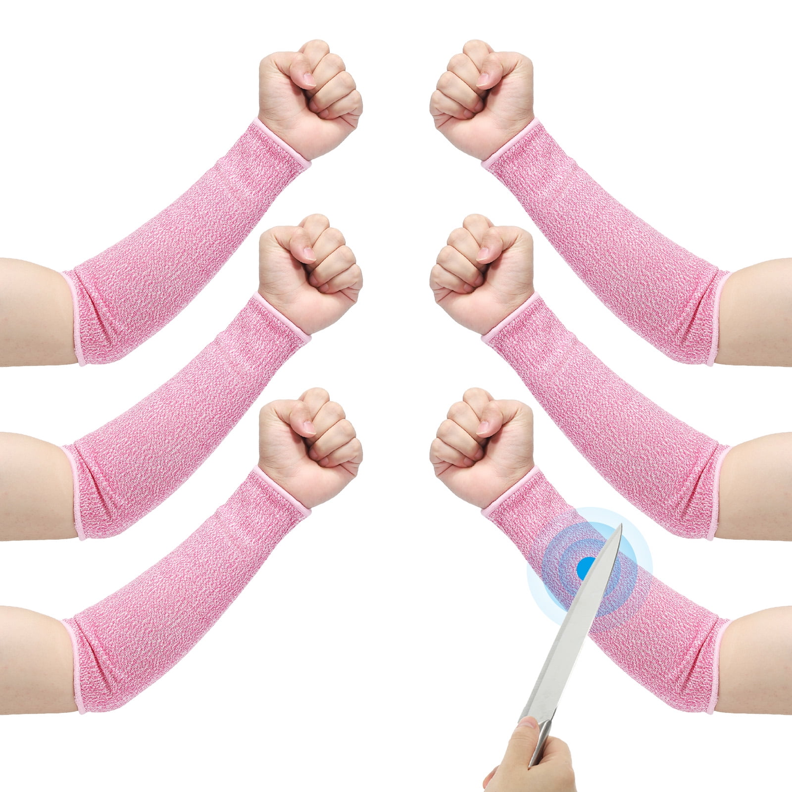 Cut Resistant Sleeve Arm Safety Protectors Sleeves Forearm HPPE Level 5 ...
