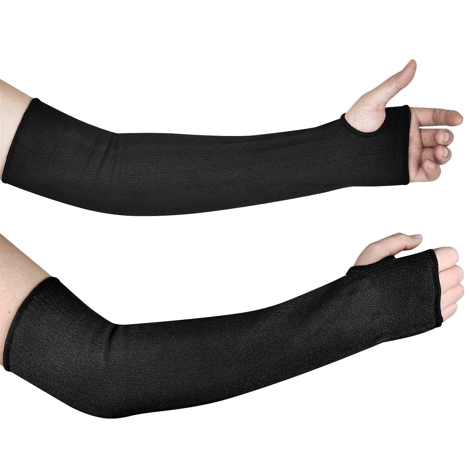 Cut Resistant Sleeves, 2 Pairs Level 5 Arm Protection Sleeves with ...