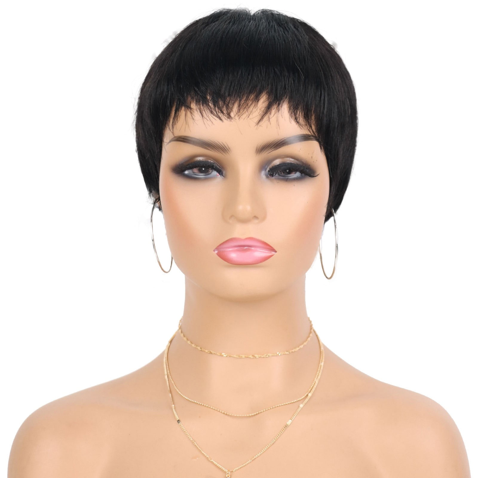 Cut Wig Human Hair Short Cut Wigs for Black Women Human Hair Glueless ...