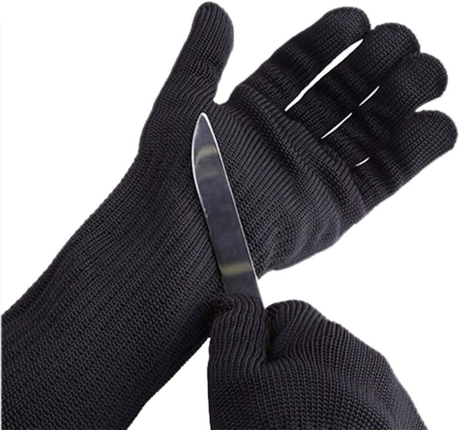 Cut-resistant gloves and arm protection with stainless steel wire for ...