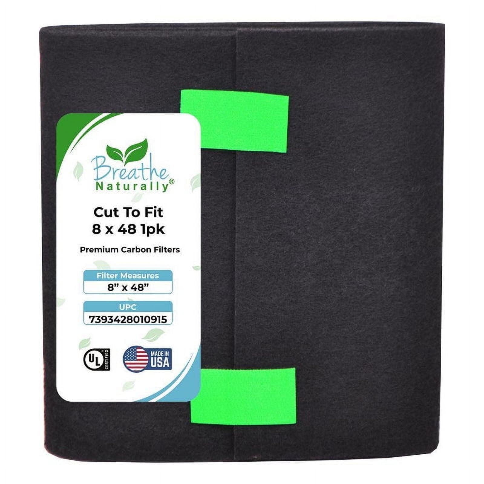 Cut to Fit Carbon Filters - 8x48 1pk - Walmart.com