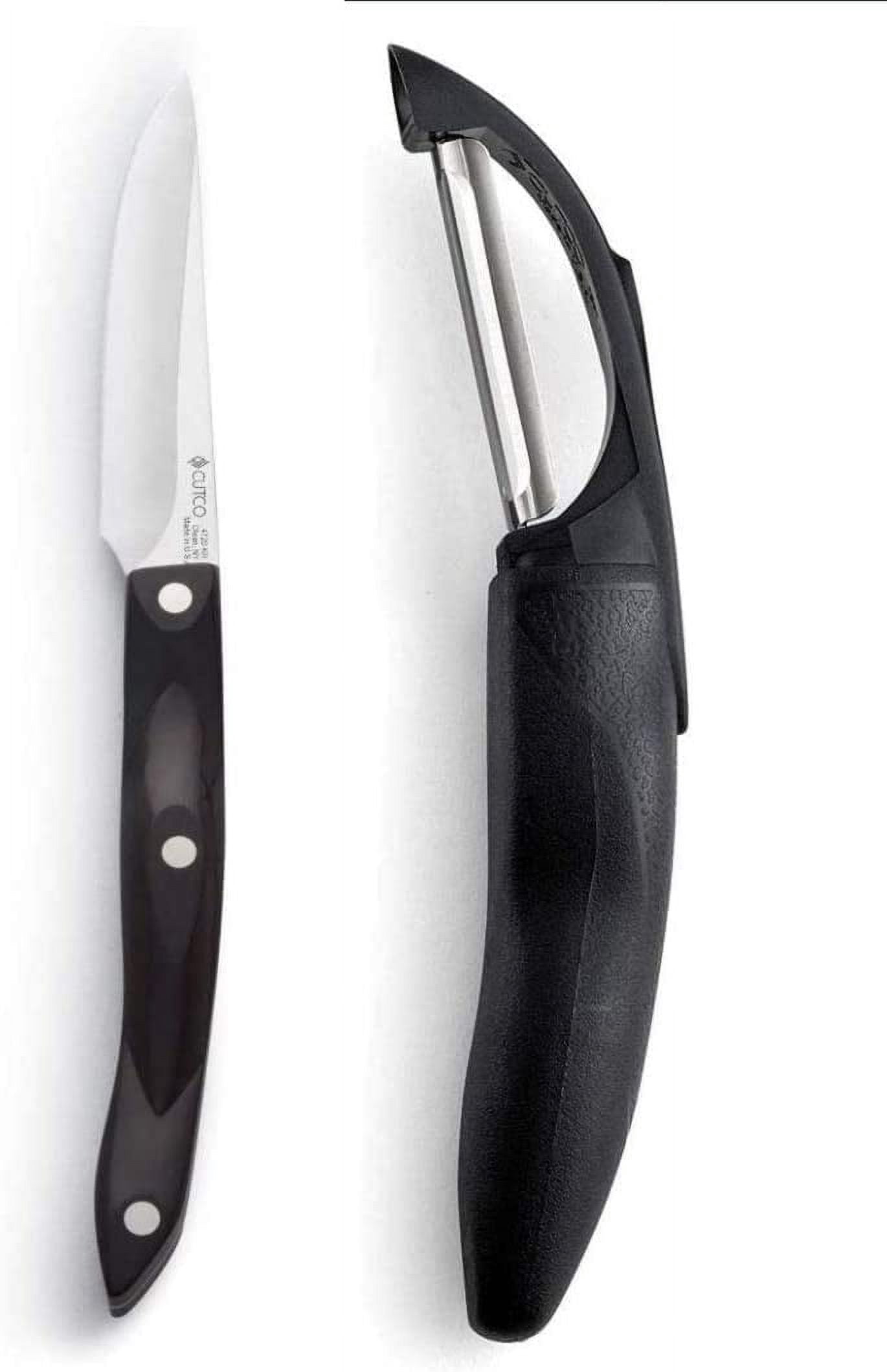 Cutco 2 pc Kitchen Peeling Knives Combo: Sharp 3" Gourmet Paring Knife ...
