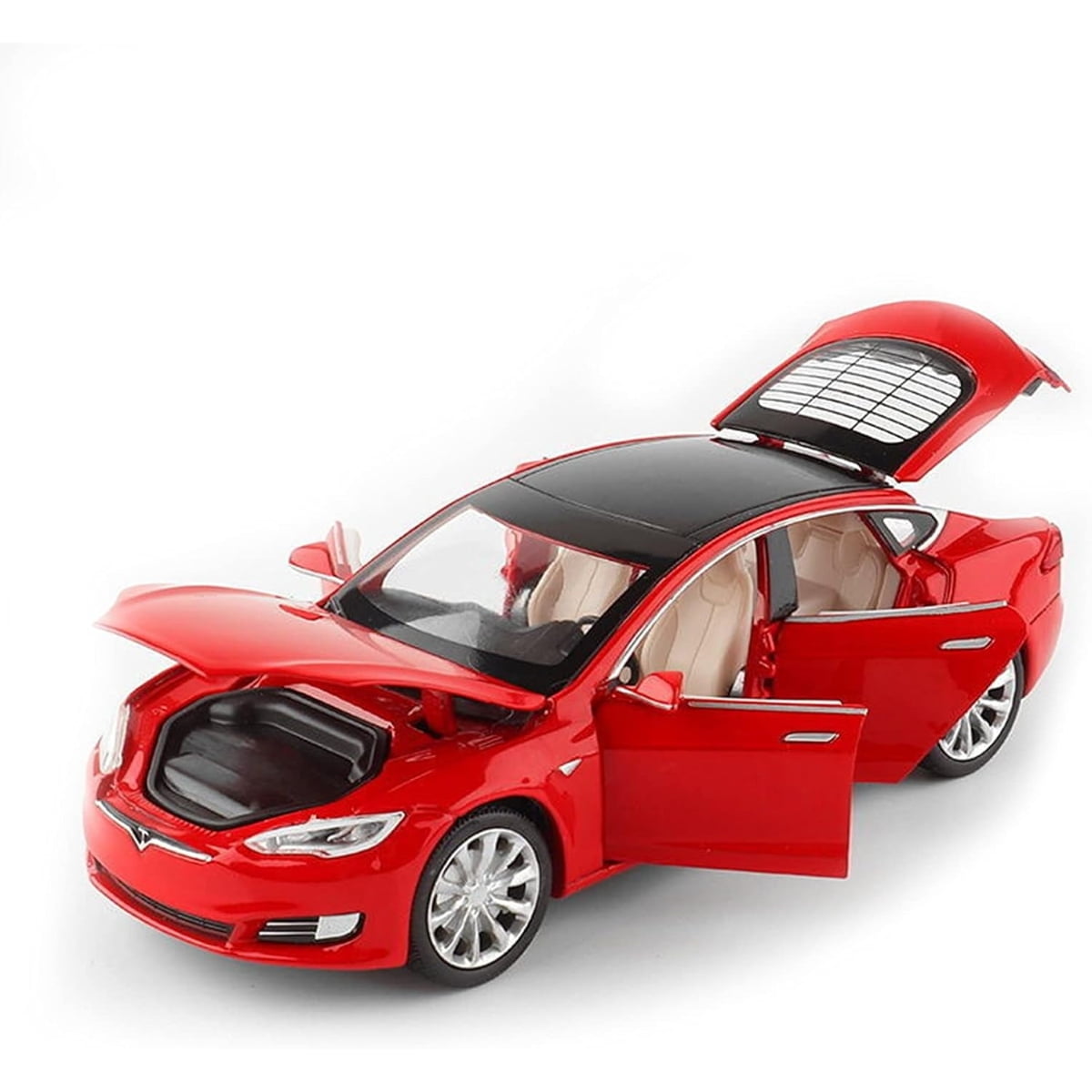 1:24 Tesla Model Alloy Car Model Diecast Metal Toy Vehicle Car Model ...