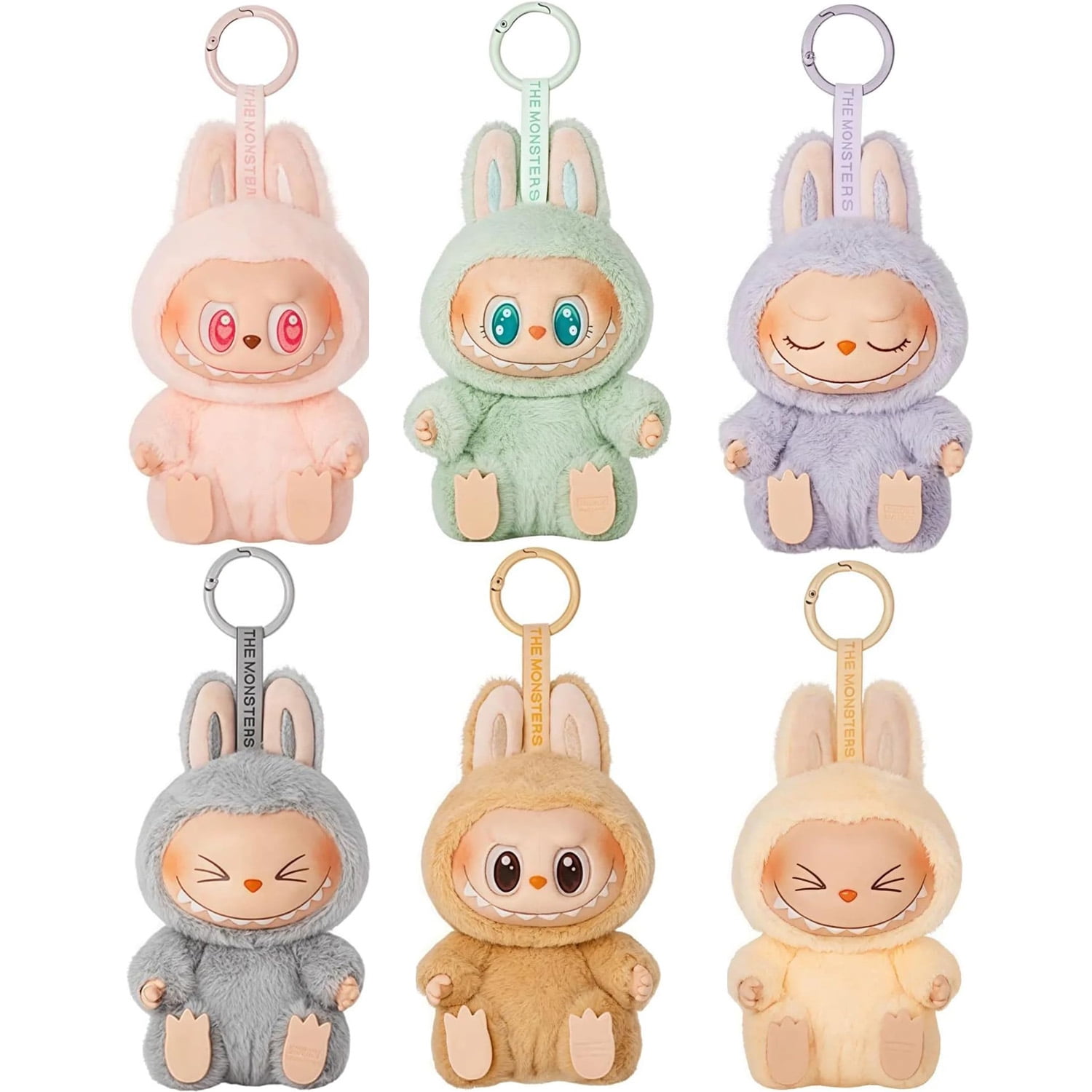 Cute 2.0 La_bu-bus Keychain Accessory Decor La_bu-bus Keychain ...