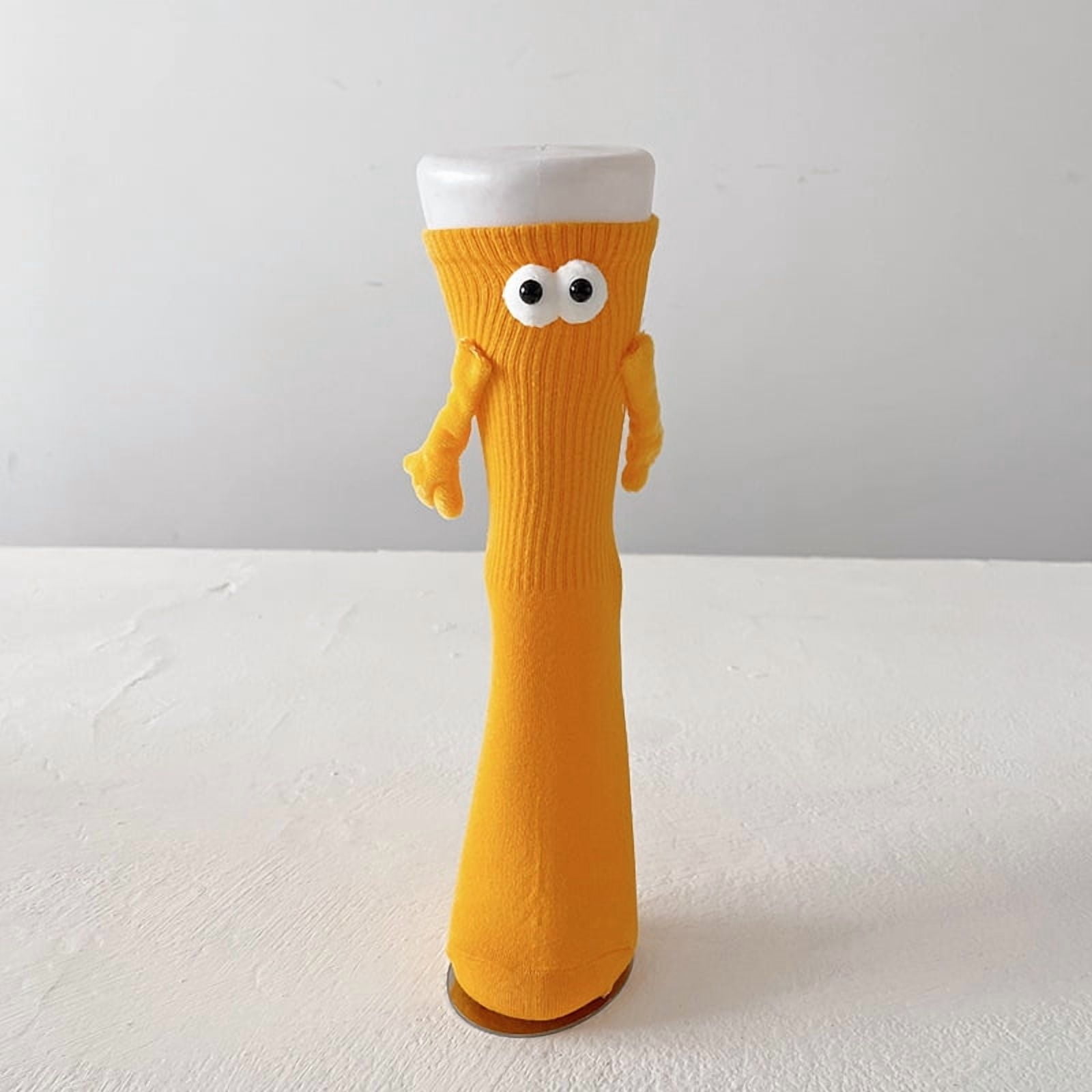 Cute 3D Cartoon Arm Socks - Fun Socks with Eyes and Arms, Soft Cotton ...