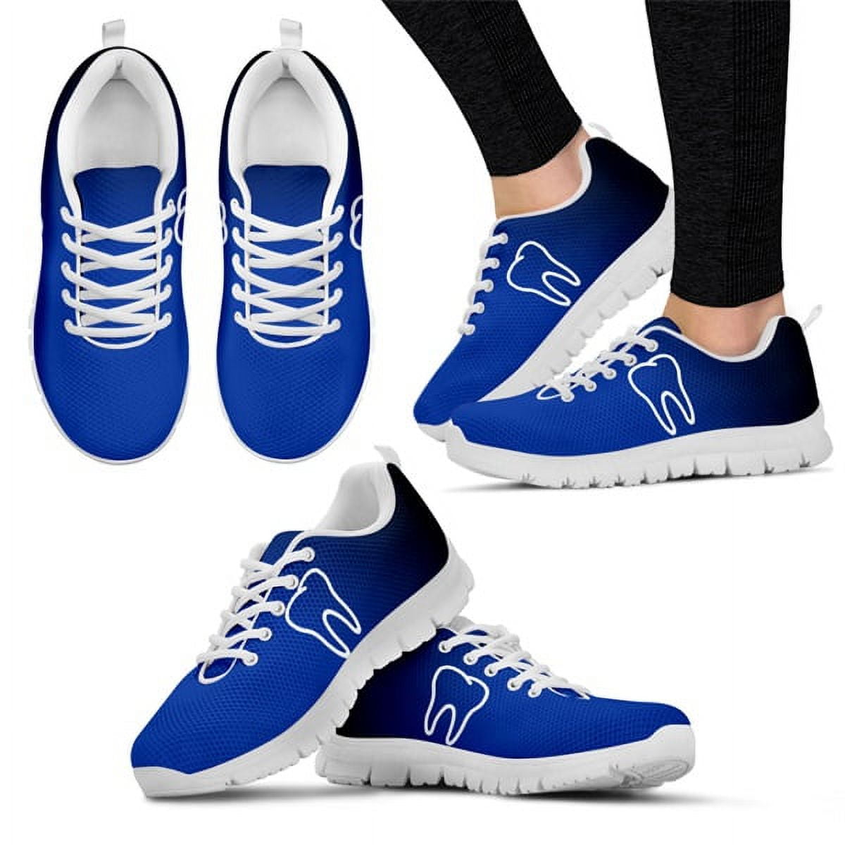 Cute 3D Cartoon Teeth/Dentist/Dental Pattern Flats Shoes Breathable ...