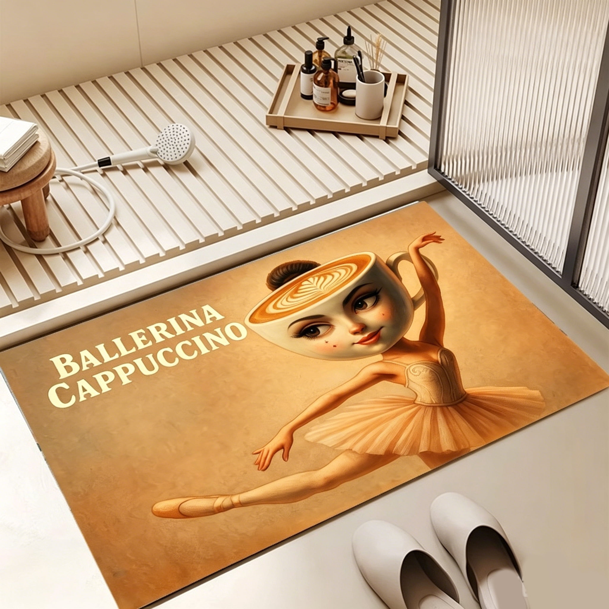 Cute 3D Wood Figure Indoor Floor Mat - Walmart.com