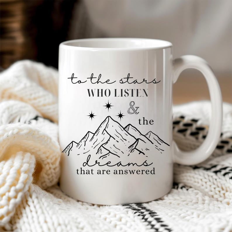 Cute Acotar Mug, Gift for English Teacher, Best Friend Birthday ...