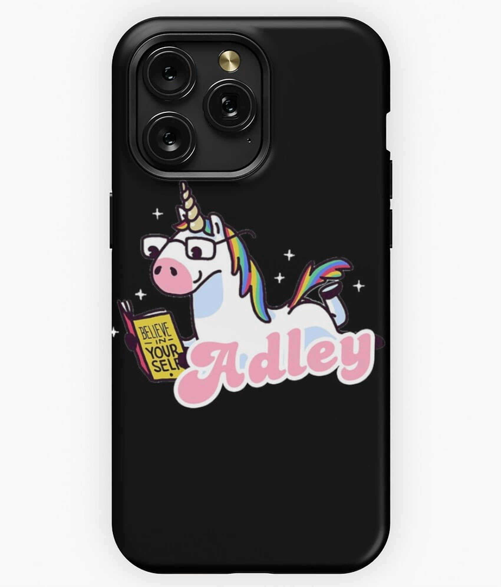 Cute Adley Love Books Kids Rainbow Unicorn Gift A7183 Phone Case for ...