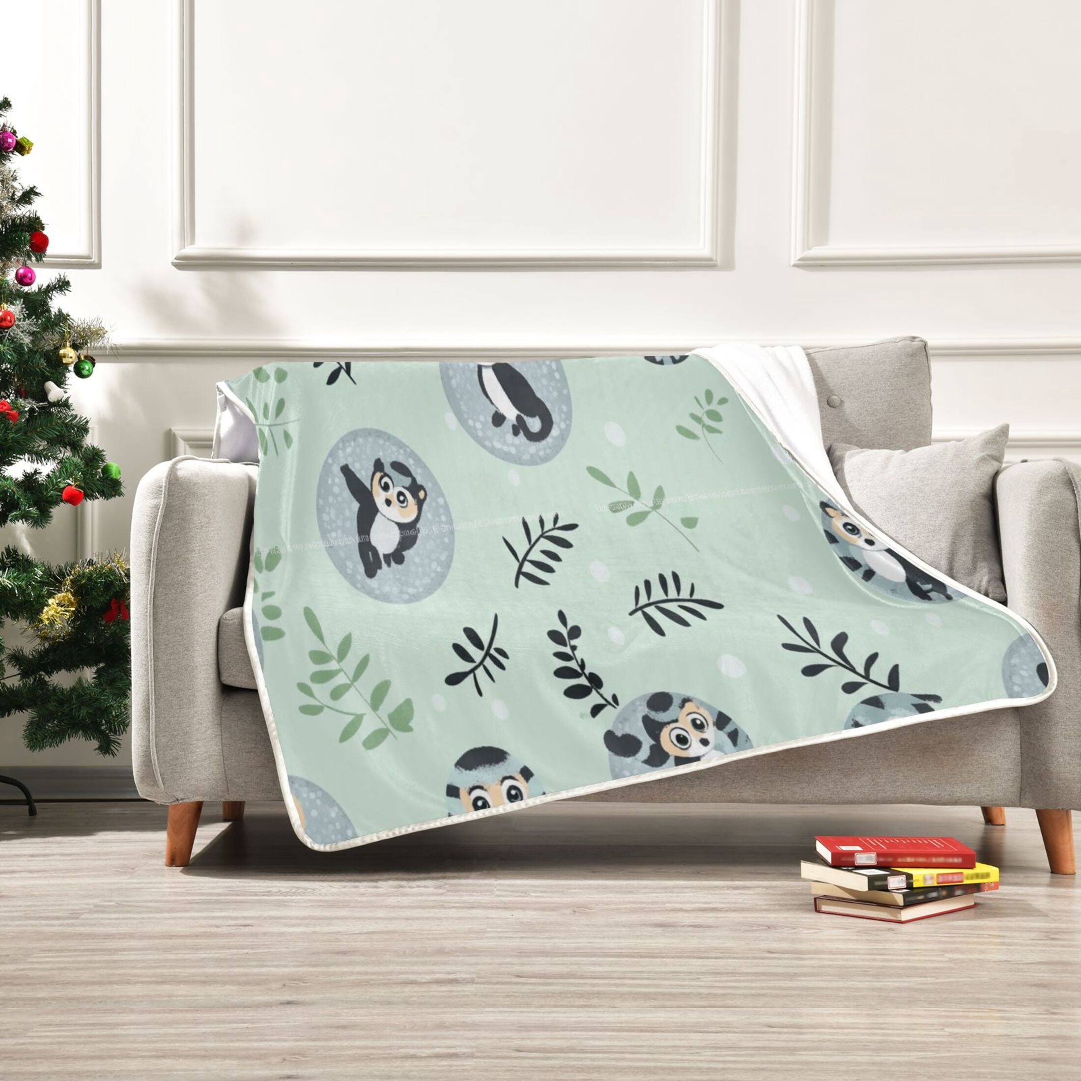 Cute Adorable Lemurs Blanket Bed Throws Soft Cozy Blankets Throw ...