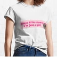 Cute Aesthetic Bumper Sticker For Girls Classic T-shirt - Walmart.com