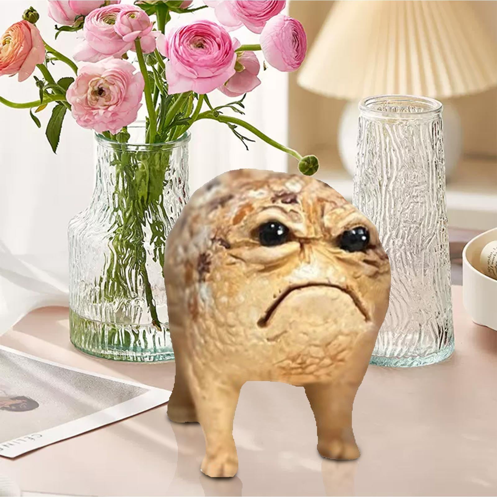Cute African Tree Frog Toad Statue Gift Home Decoration CCute African ...