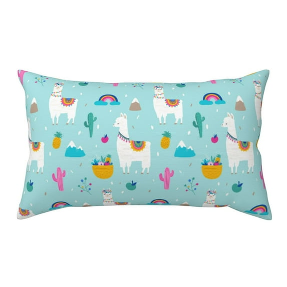 Cute Alpaca Cactus Rainbow Fruits Pillow Cases Standard Size, Soft ...