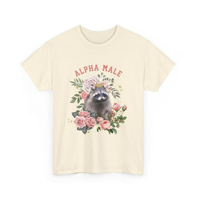 Cute Alpha Male Tshirt, Funny Gift For Men, Boyfriend Gifts, Raccoon ...