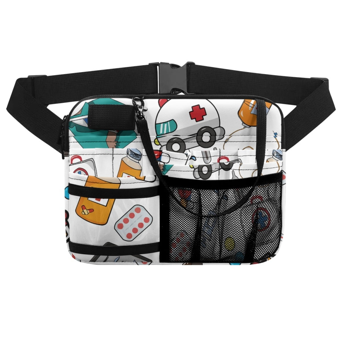 Cute Ambulance ECG Print Operating Room Satchel Storage Medical Tools ...