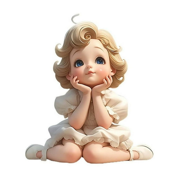 Cute Angel Children'S Keychain， Valentine'S Daydoor Pendant Acrylic ...