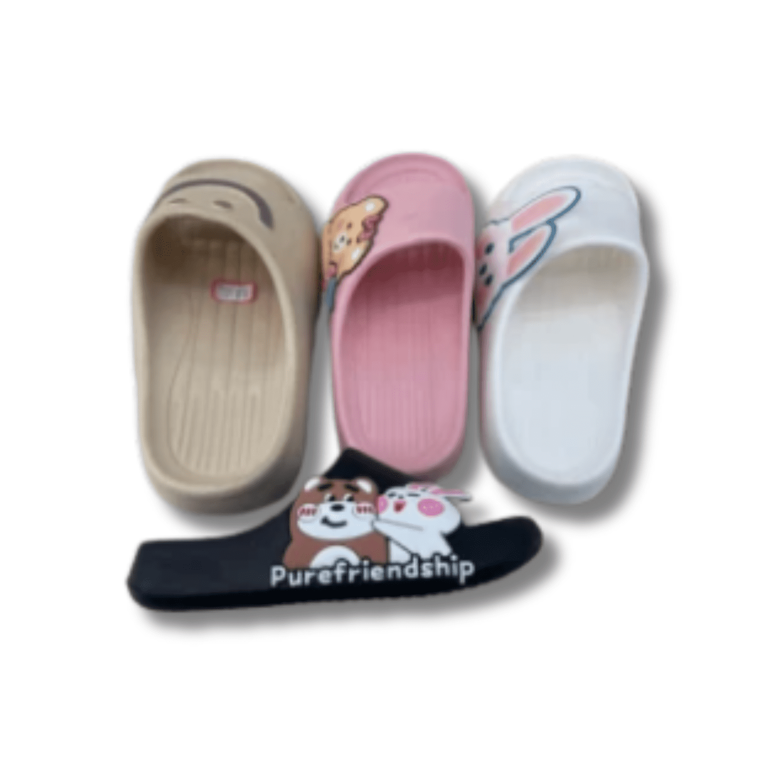Cute Animal Cartoon Slide Slippers for Women – EVA Indoor Outdoor ...