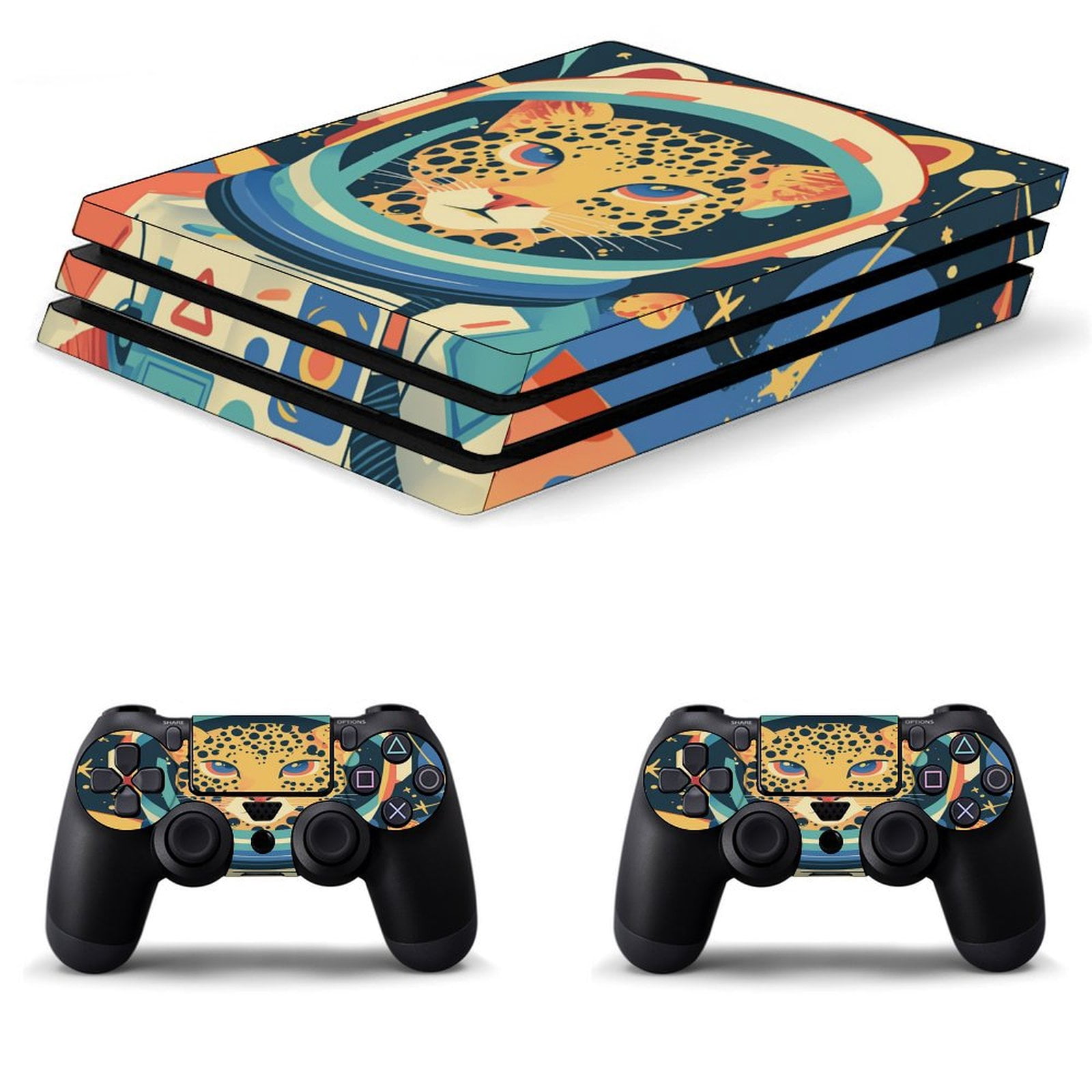 Cute Animal Cartoon Space Astronaut PS4/PS4 Pro/PS4 Slim Skin Sticker ...