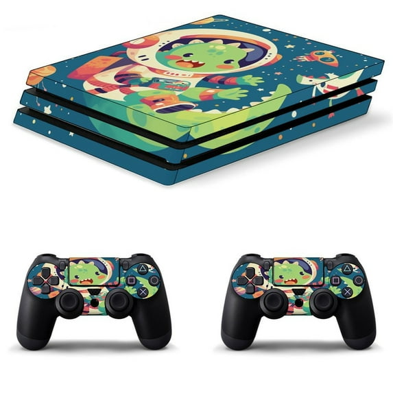 Cute Animal Cartoon Space Astronaut PS4/PS4 Pro/PS4 Slim Skin Sticker ...