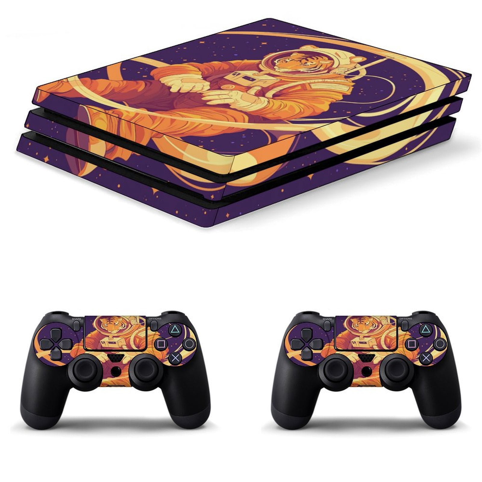 Cute Animal Cartoon Space Astronaut PS4/PS4 Pro/PS4 Slim Skin Sticker ...