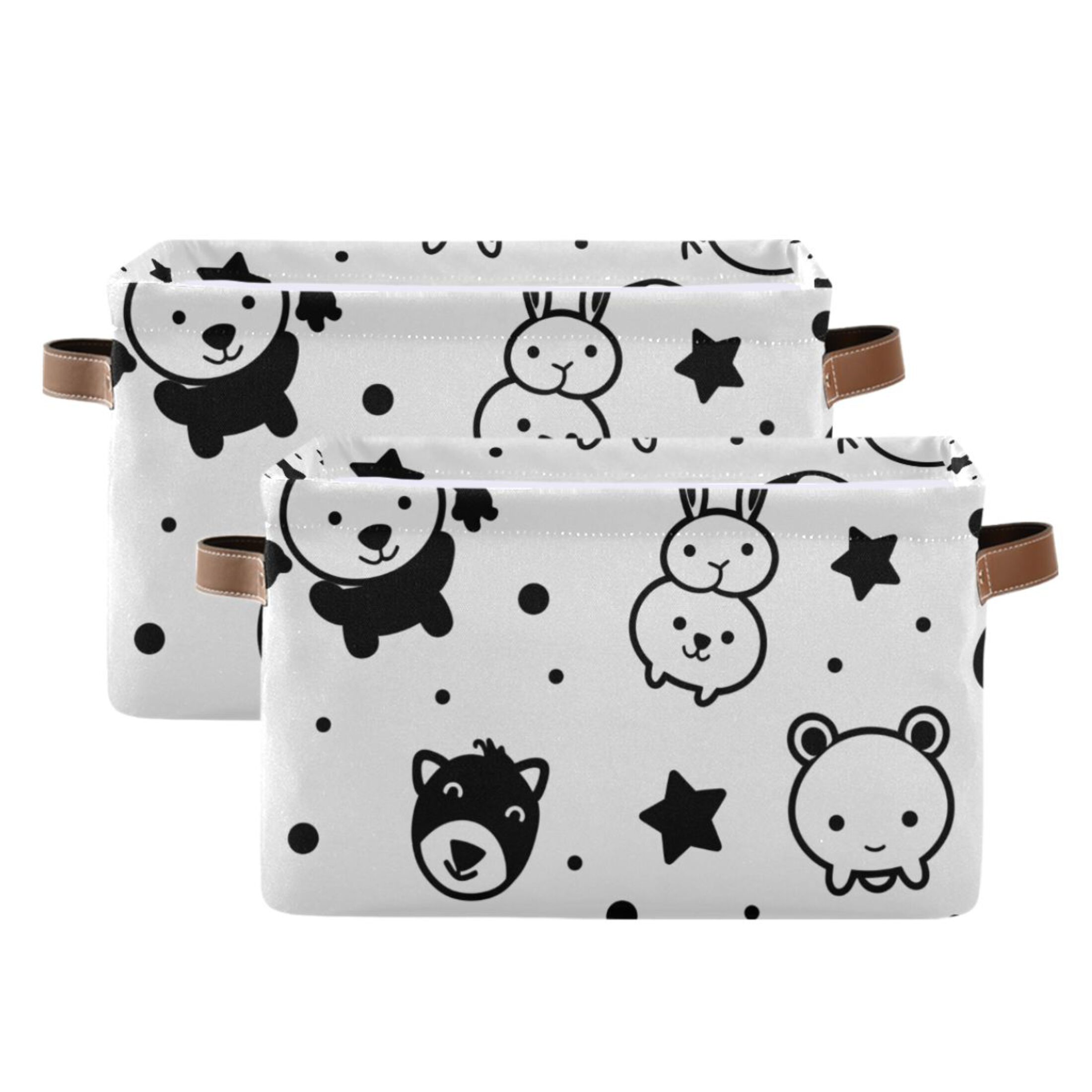 Cute Animal Cartoon Storage Basket Large Foldable Storage Bin Laundry ...