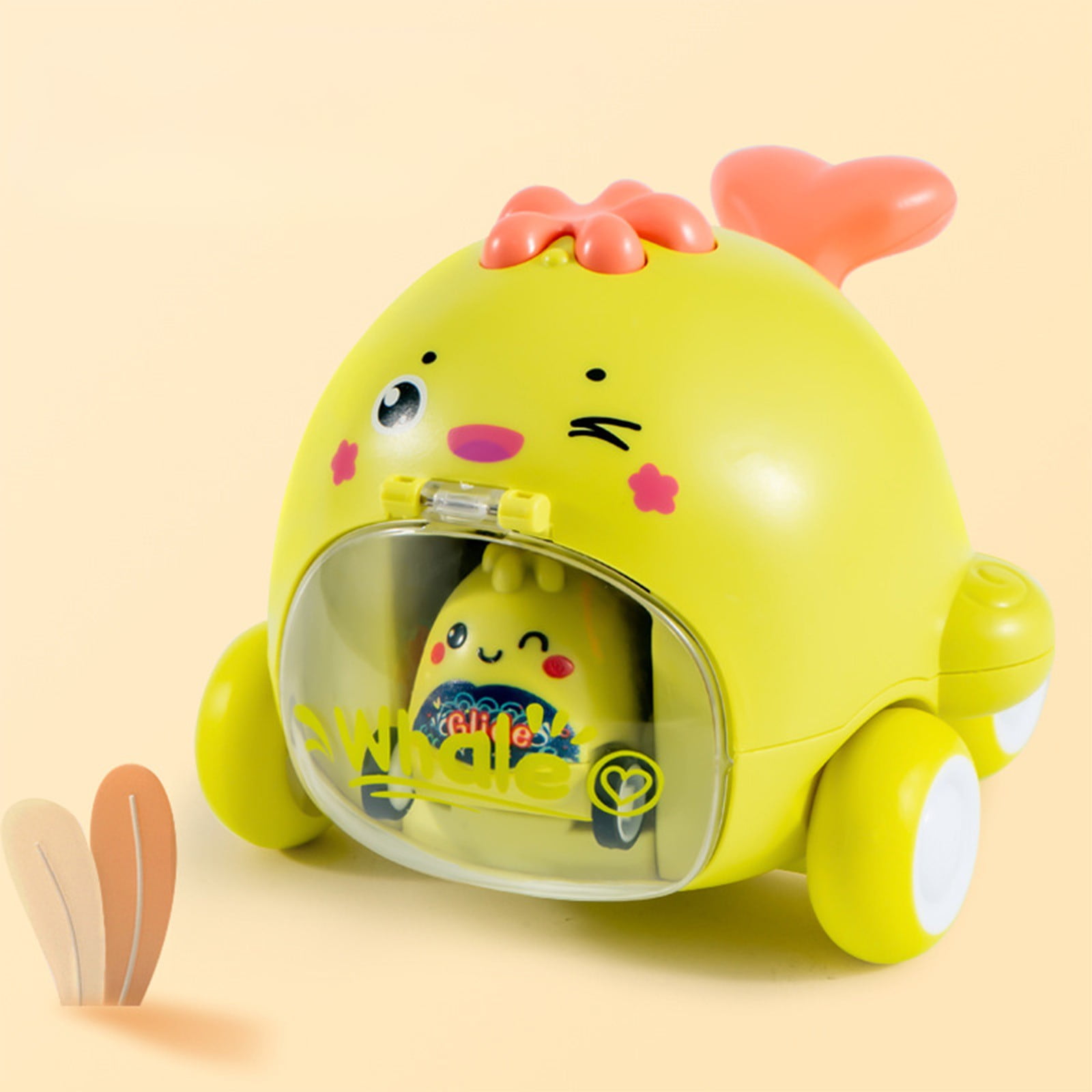 Cute Animal Catapult Inertia Car Toy - Parent-Child Interactive Mini ...