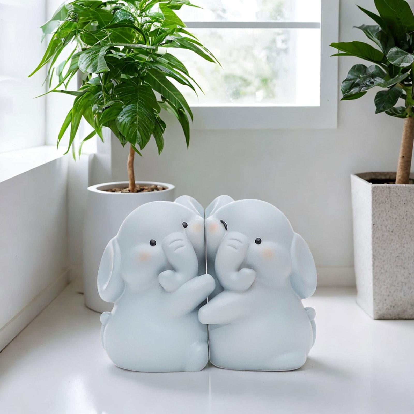 Cute Animal Decorative Bookends Book Stand Desk Decoration, Modern ...