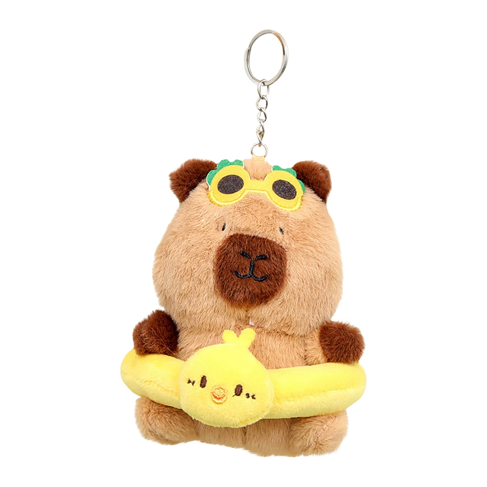 Cute Animal Dog Plush with Cooking Chef Hat Keychain Stuffed Animal ...