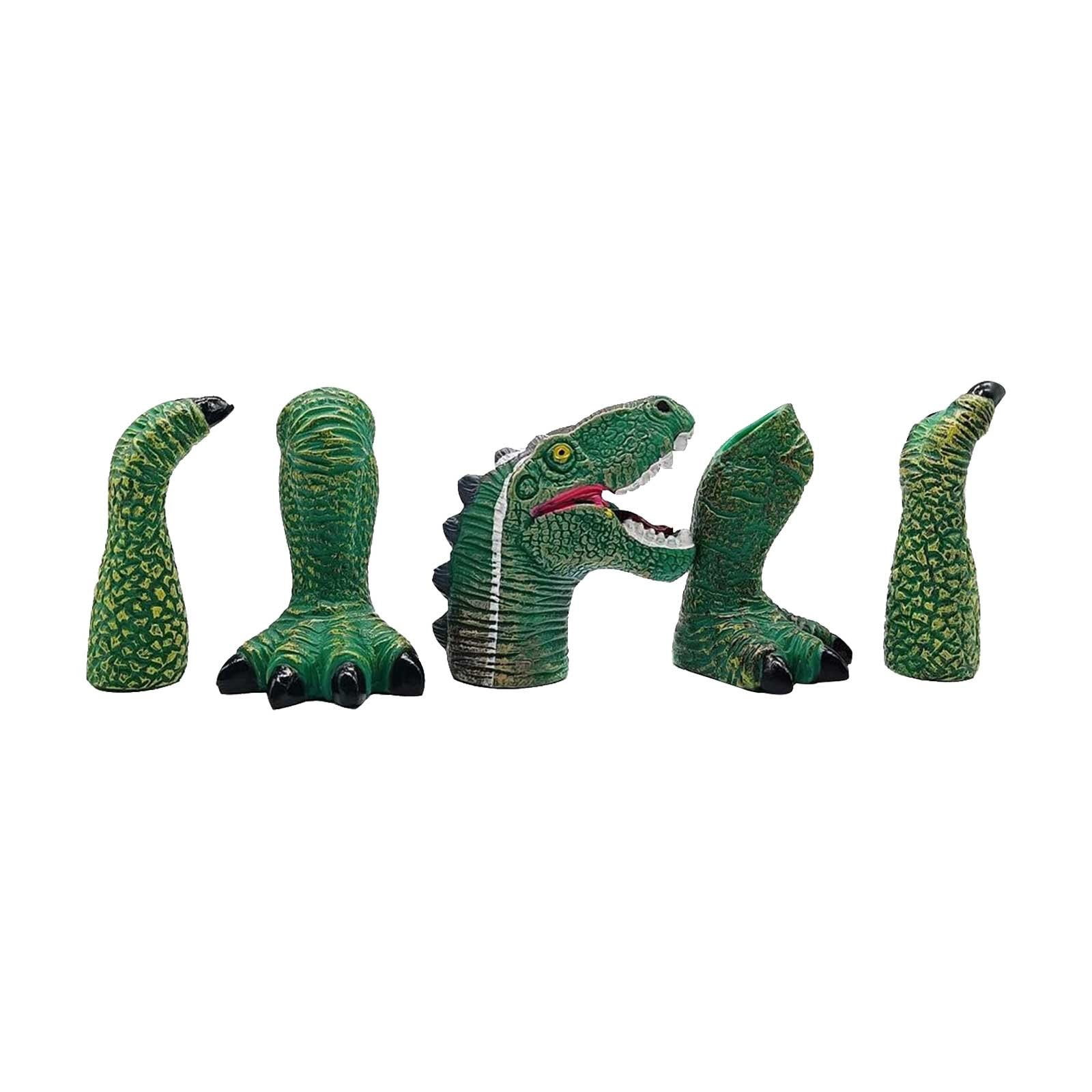 Cute Animal Finger Puppets - Soft Fabric/PP Cotton, 5-Pack for Kids ...