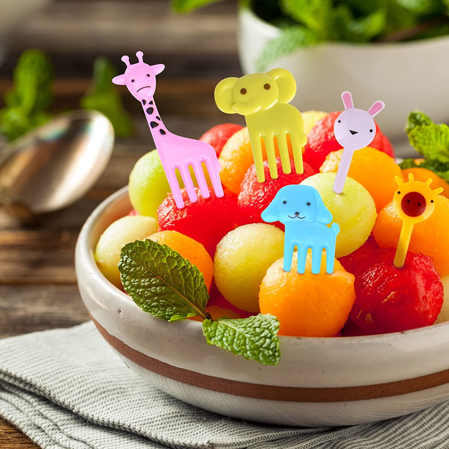 Cute Animal Food Picks Fruit Toothpicks for Kids, Fun Kids Food Picks ...