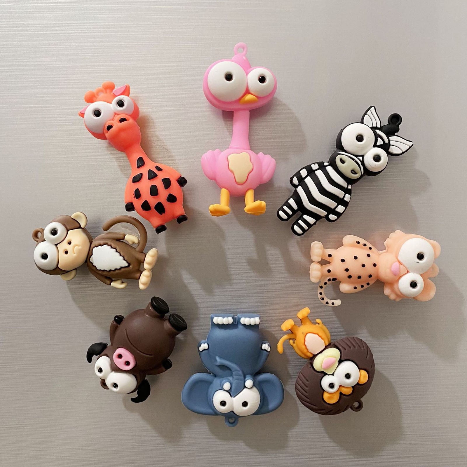 Cute Animal Fridge Magnets Set, Strong Magnetic Refrigerator ...