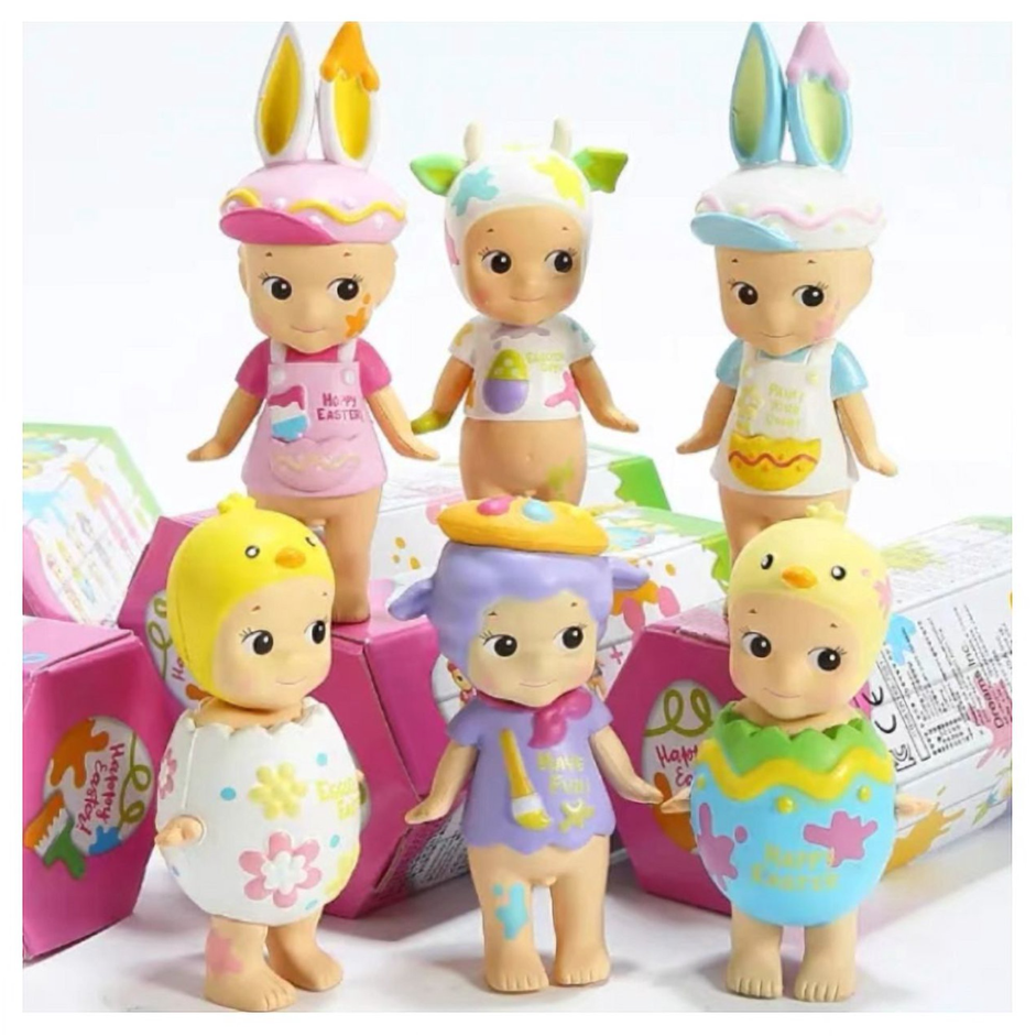 Cute Animal Ornaments for Living Room - Sonny Angel Easter Series, 6PCS ...