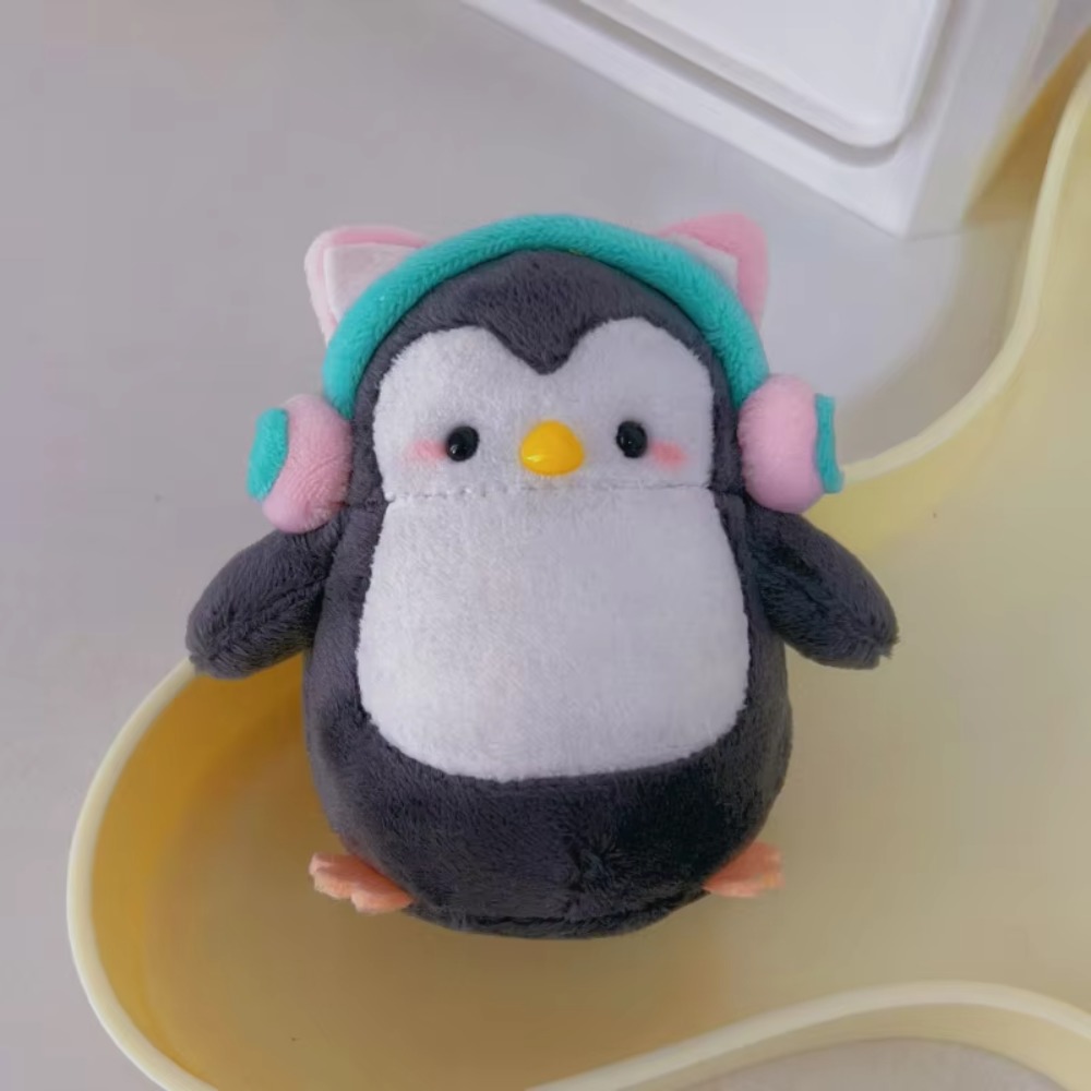 Cute Animal Plush KeyChains Stuffed Panda Little Tiger Key Chain ...