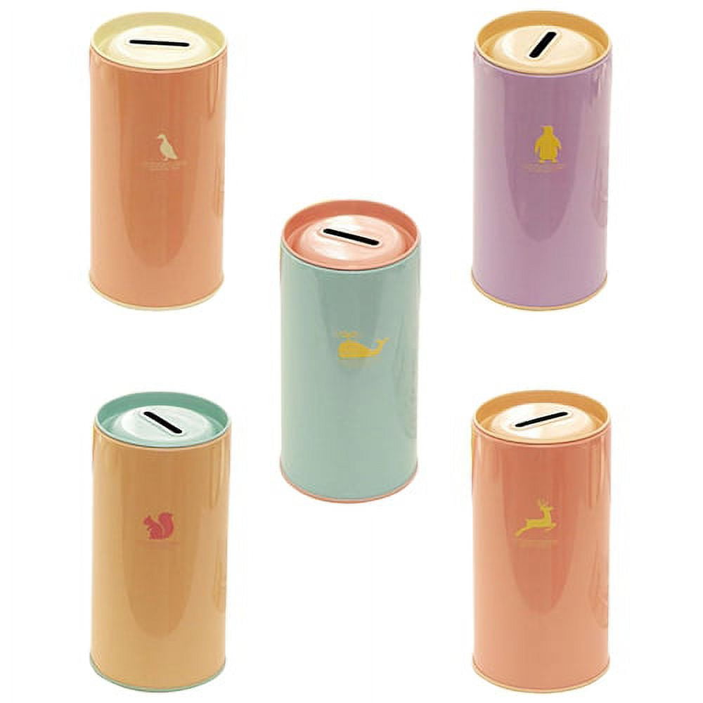 Cute Animal Print Creative Gift Saving Bank Money Box Tin Coin Cartoon ...