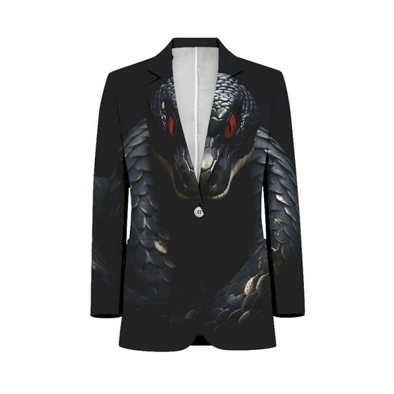 Cute Animal Snake Customized Men's Suits full man Shawl Collar ...