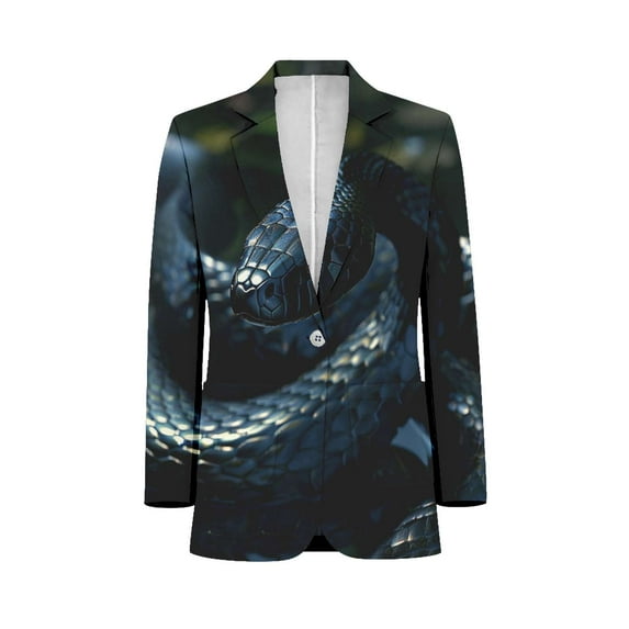 Cute Animal Snake Customized Men's Suits full man Shawl Collar ...