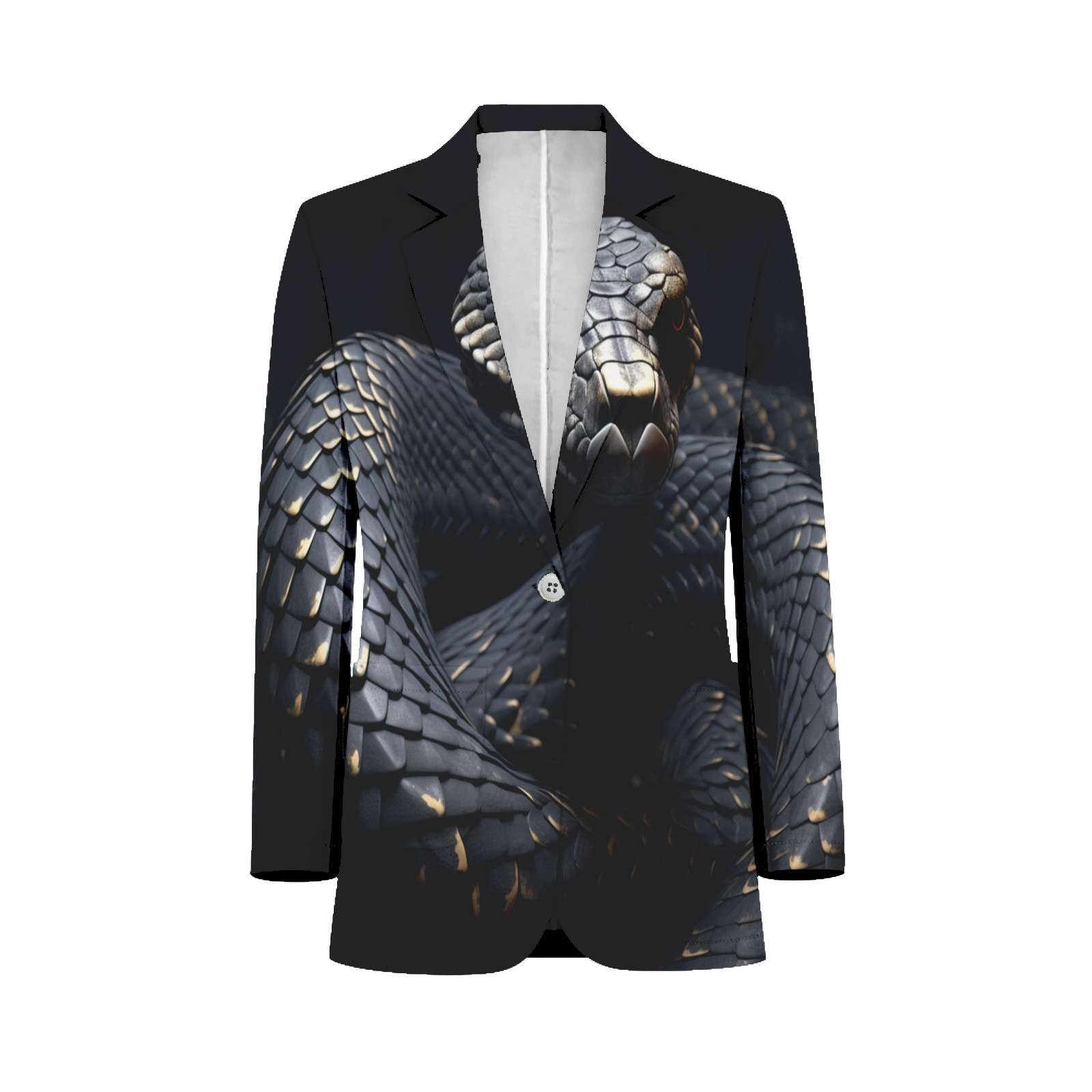 Cute Animal Snake Men Blazers Slim Clothing Summer Jacket Man Oversize ...