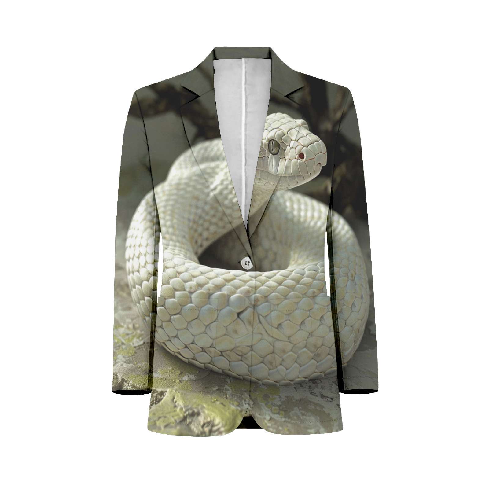 Cute Animal Snake Men's Suit Blazer Casual Party Wear Slim Fit Suit ...