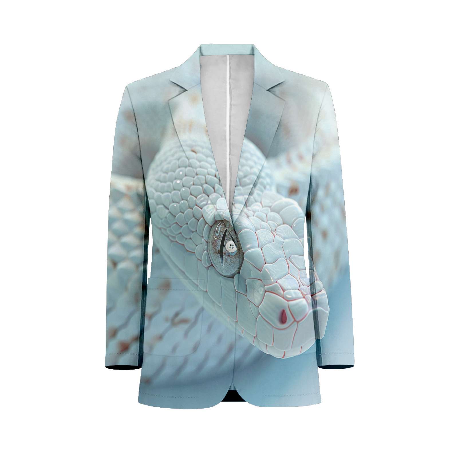 Cute Animal Snake Mens Suits Shawl Collar Slim Fit Suit Mens Groom ...