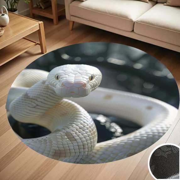 Cute Animal Snake Round Carpet Living Room Bedroom Home Decoration ...