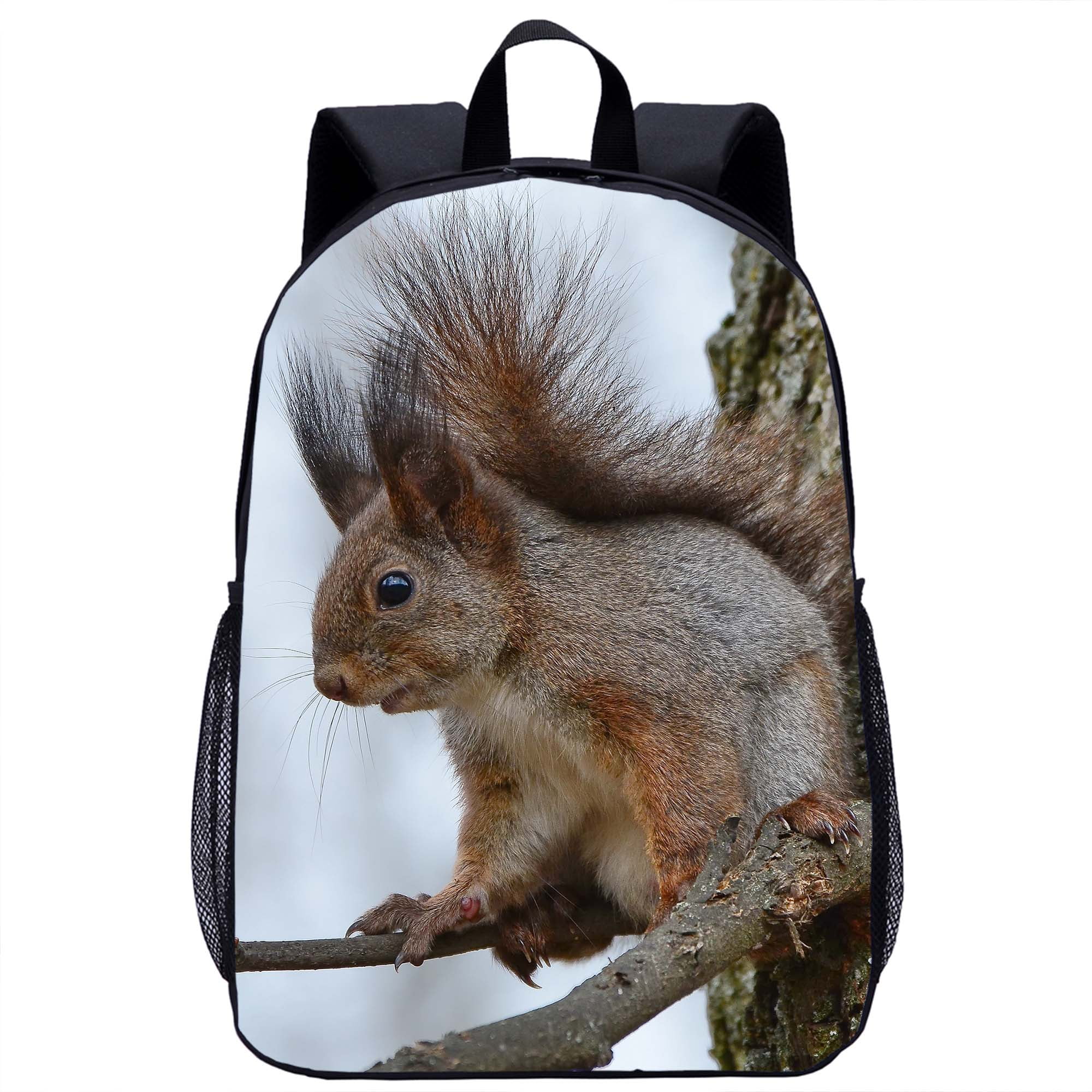 Cute Animal Squirrel Backpack Teenager Daily Casual Backpack Book Bag ...