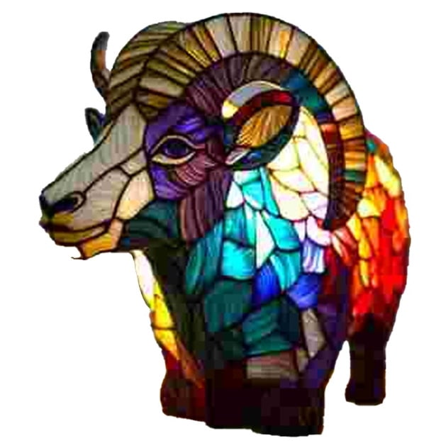 Cute Animal Table Lamp Cow Decor, Bedside Lamp Lighted Cow Desk Lamp ...