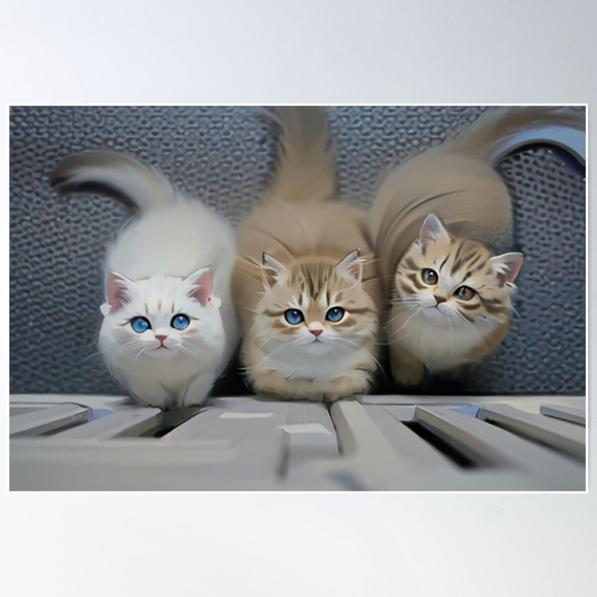 Cute Animal V325 Poster Wall Art, Modern Wall Decor For Living Room Bedroom, 16x24 UNFRAMED ...
