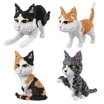 NICKSUN Cartoon Cat Building Blocks for Kids, Mini 3D Tabby Cat Bricks ...