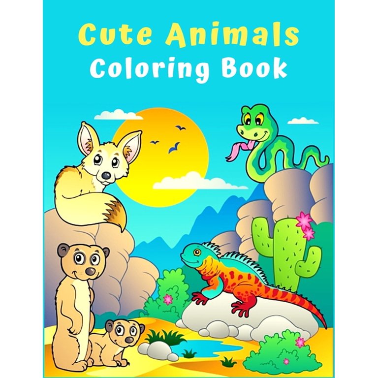 Cute Animal Coloring Pages For Girls