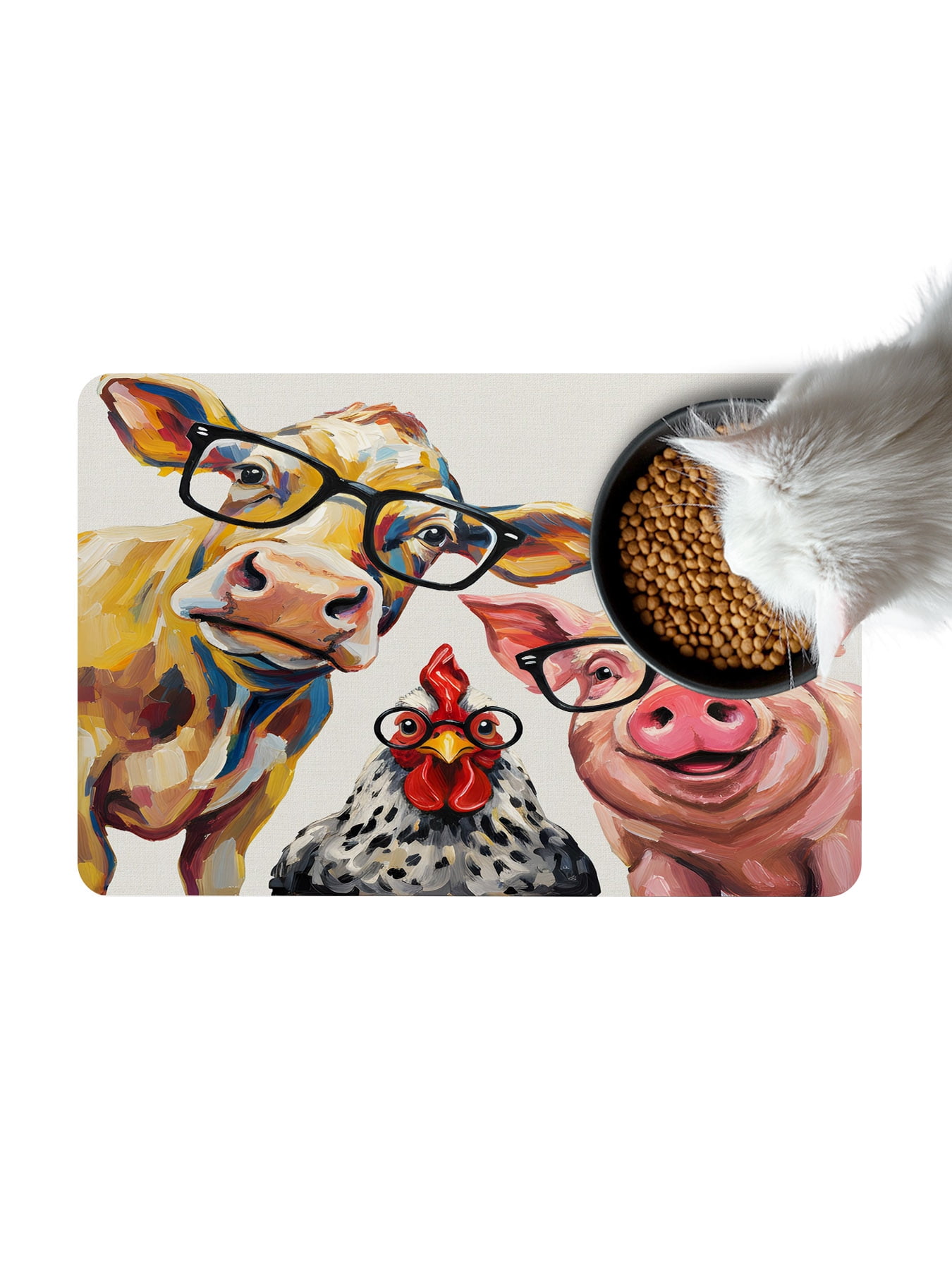 Cute Animals Doormat Non Slip Diatomaceous Earth Door Mat Absorbent ...