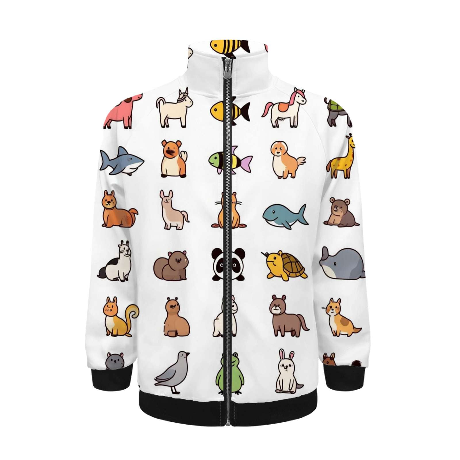 Cute Animals Jacket Men's Street Cool Long Sleeves Coat Personality ...