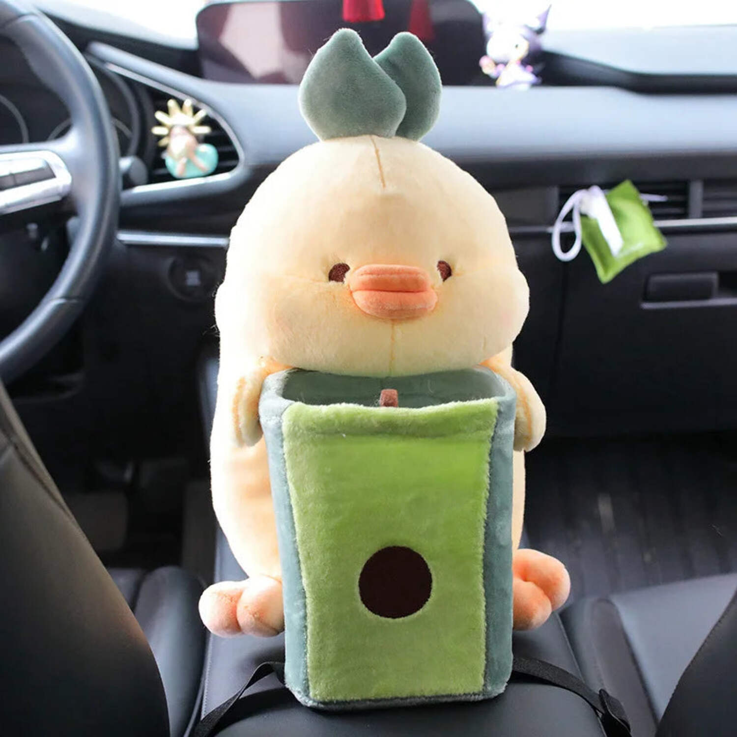 Cute Animals Plush Rabbit Panda Duck Bear Car Tissue Box Ash-Bin ...