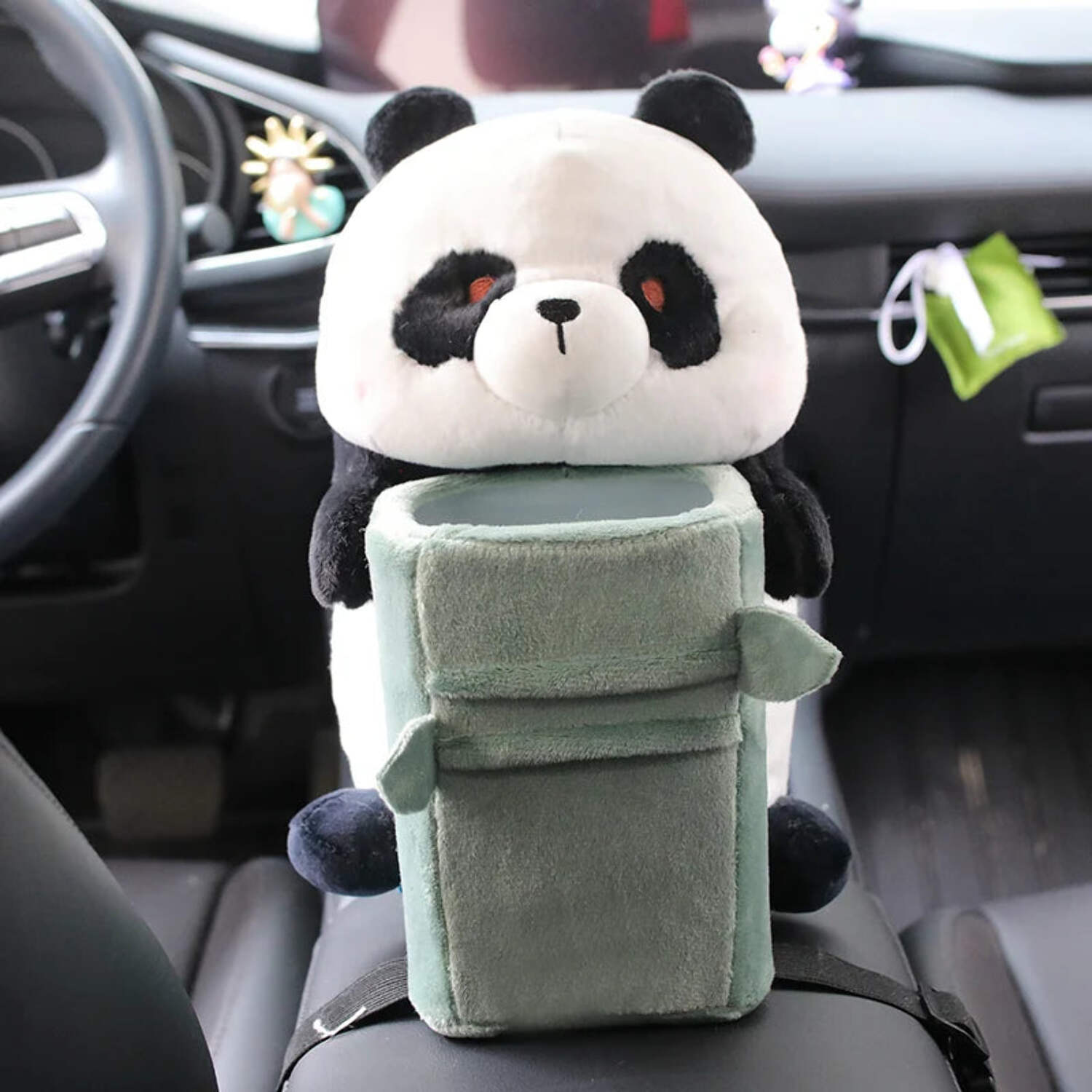 Cute Animals Plush Rabbit Panda Duck Bear Car Tissue Box Ash-Bin ...