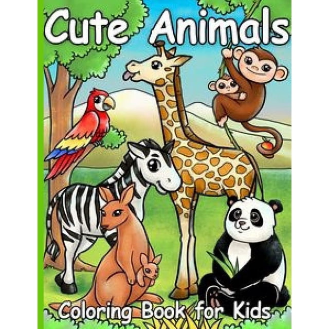 Cute Animals coloring book for kids: Preschool Coloring Book (Paperback ...